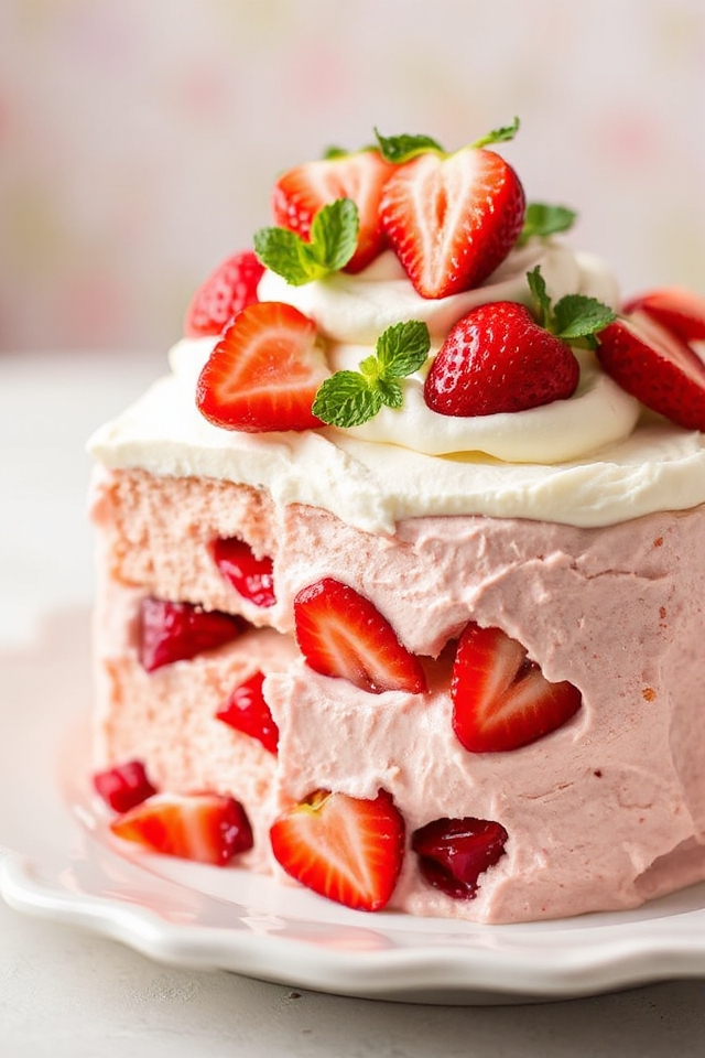 Frozen Strawberry Mousse Cake Recipe With Creamy Twist - freezedryguy.com